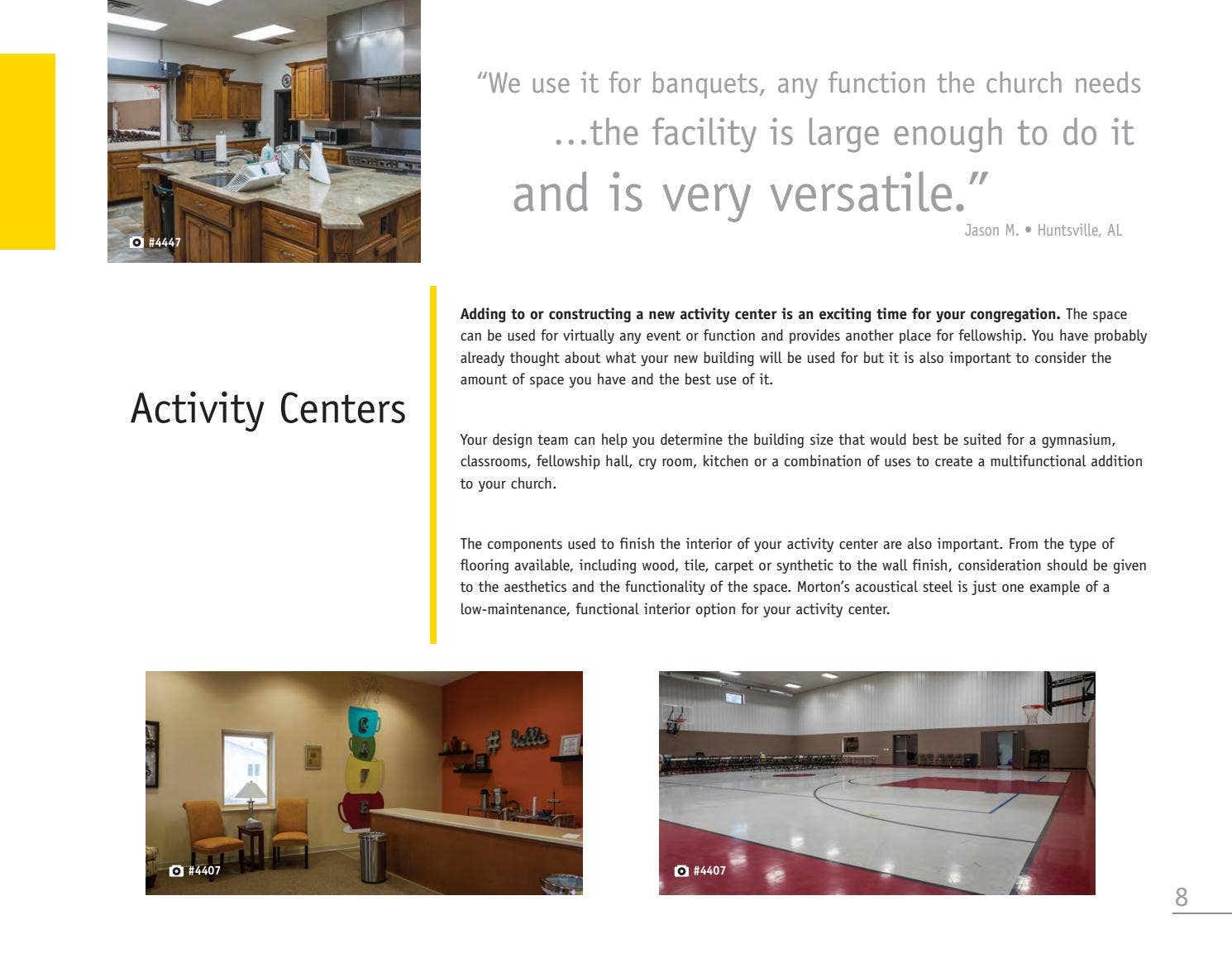 Morton Buildings Churches/Activity Centers by Morton Buildings - Issuu