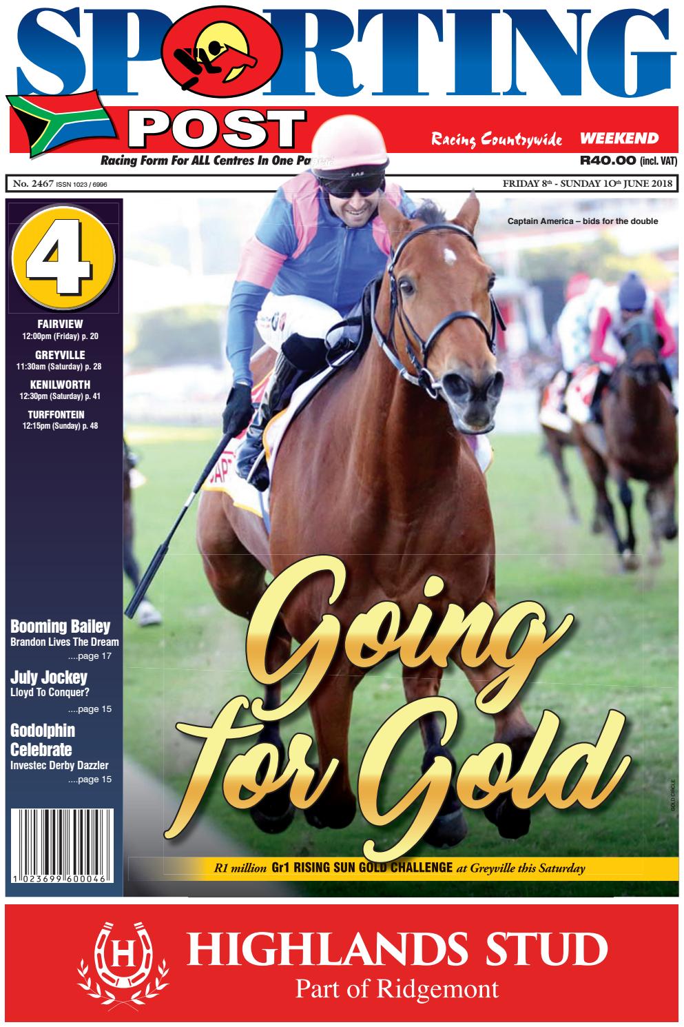 8-10 Jun #2467 Sporting Post by Sporting Post - Issuu