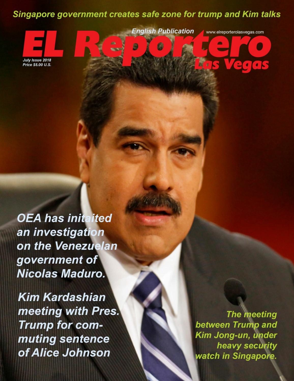 El reportero lv english version july edition 2018 by El Reportero Las ...