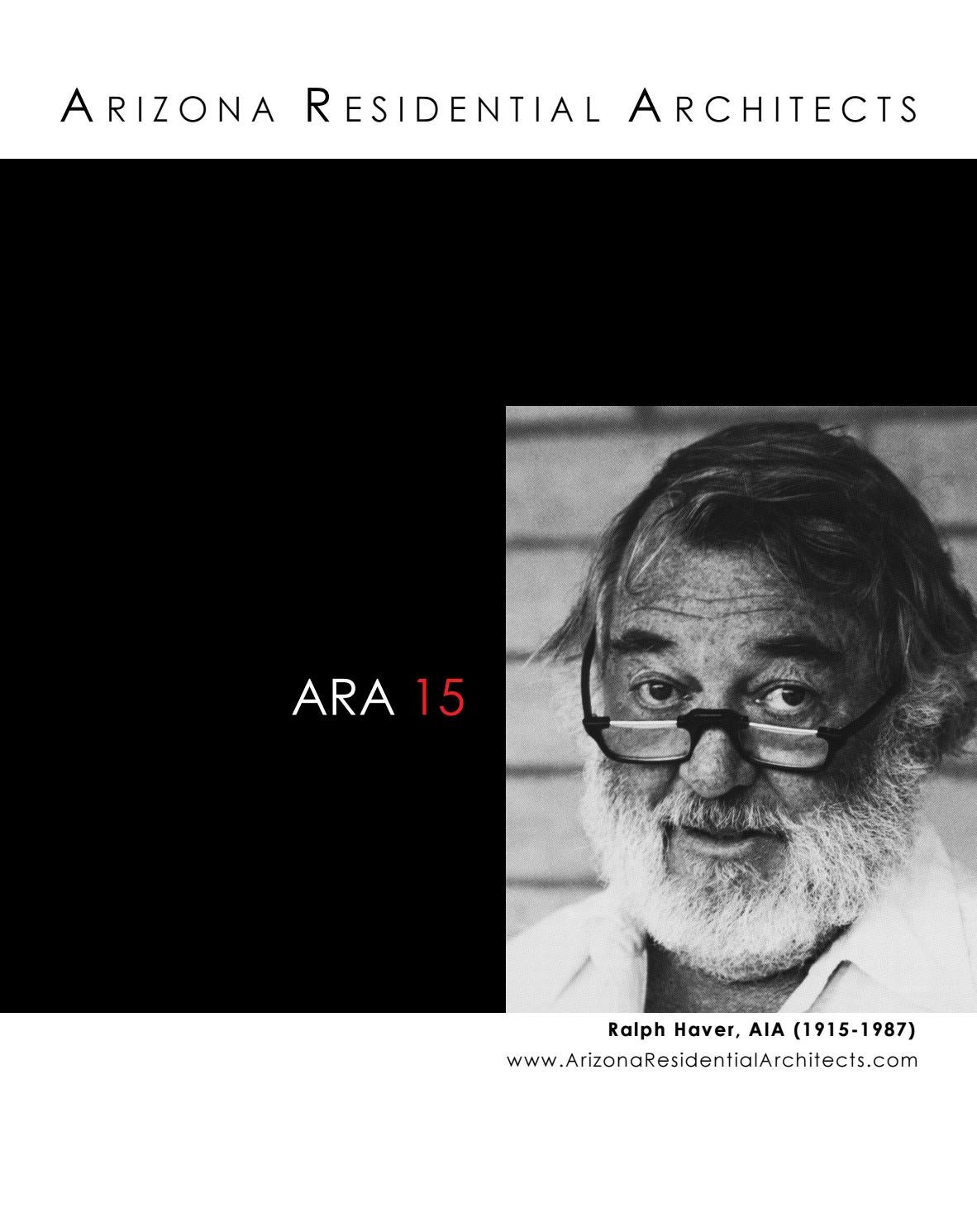 Arizona Residential Architects 15 (ARA 15) Magazine by Architects ...