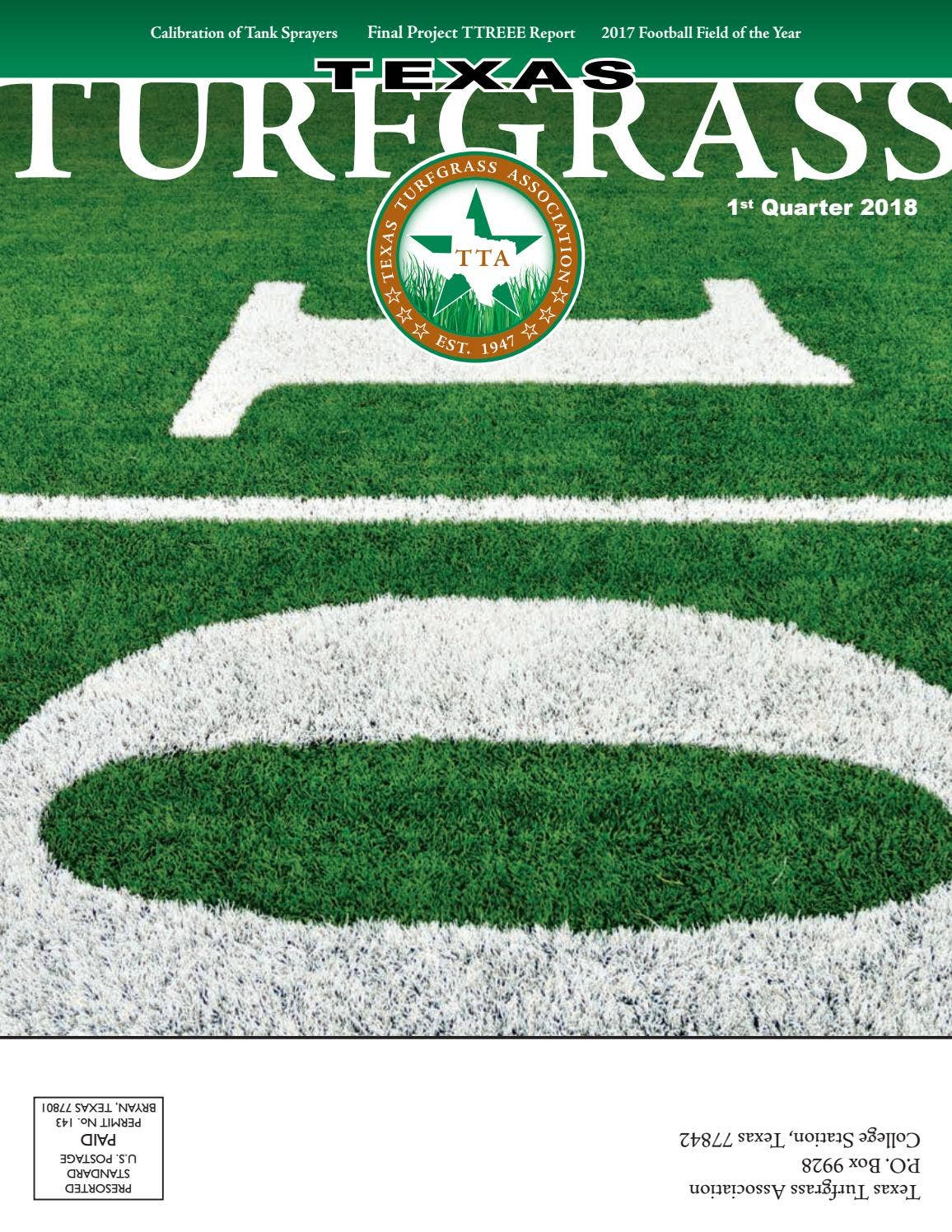 Texas Turfgrass 1st Quarter Magazine by texasturf - Issuu