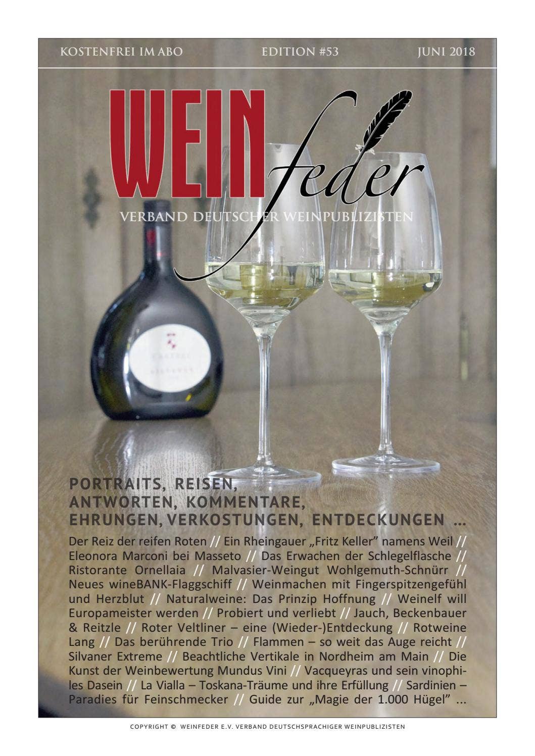 Weinfederjournal No. 53 by Jan Rook - Issuu