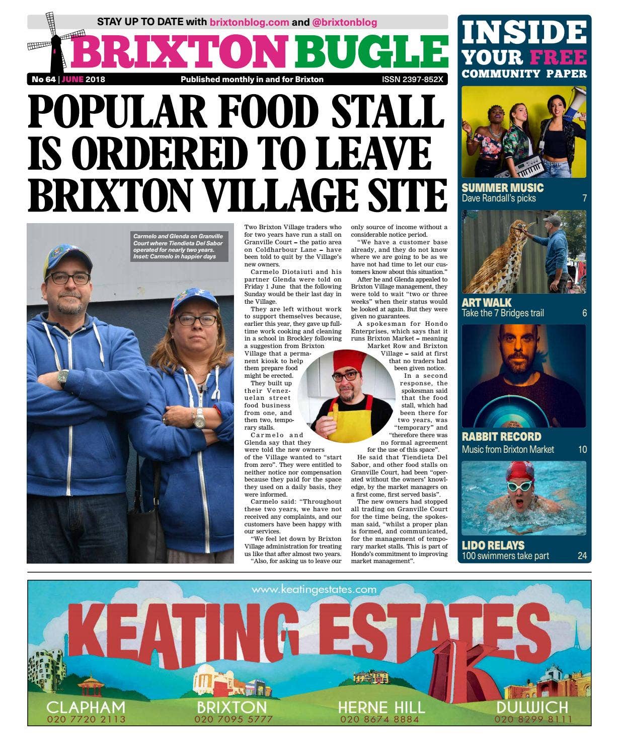 Brixton Bugle june18i by Brixton Bugle - Issuu