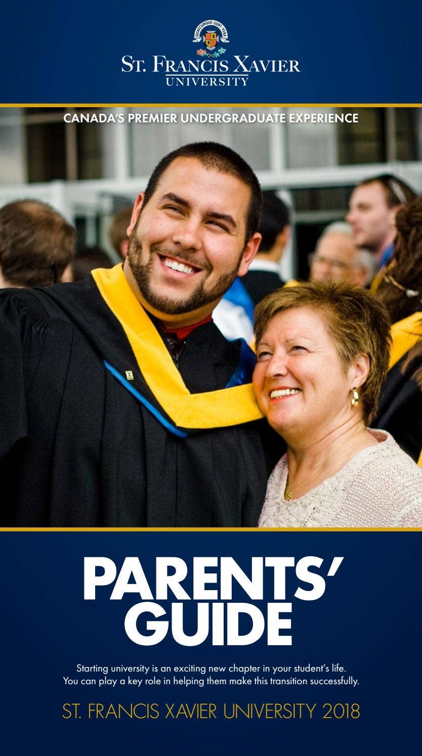 StFX Parents' Guide 2018 by Stfx University - Issuu