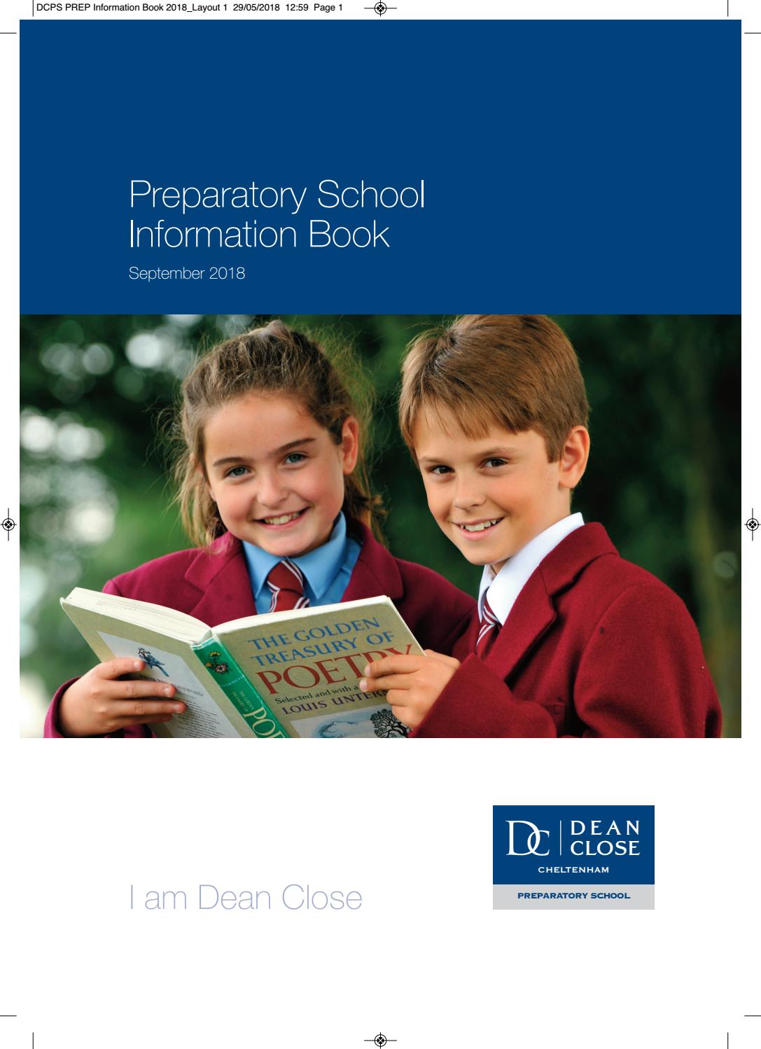 Preparatory School Information Book 2018 by Dean Close School - Issuu