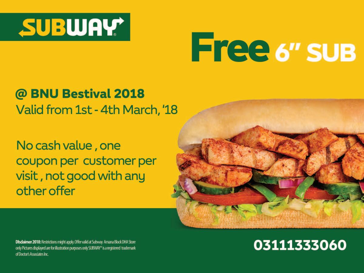 Free 6 inch sub by Saadia Tajammal - Issuu