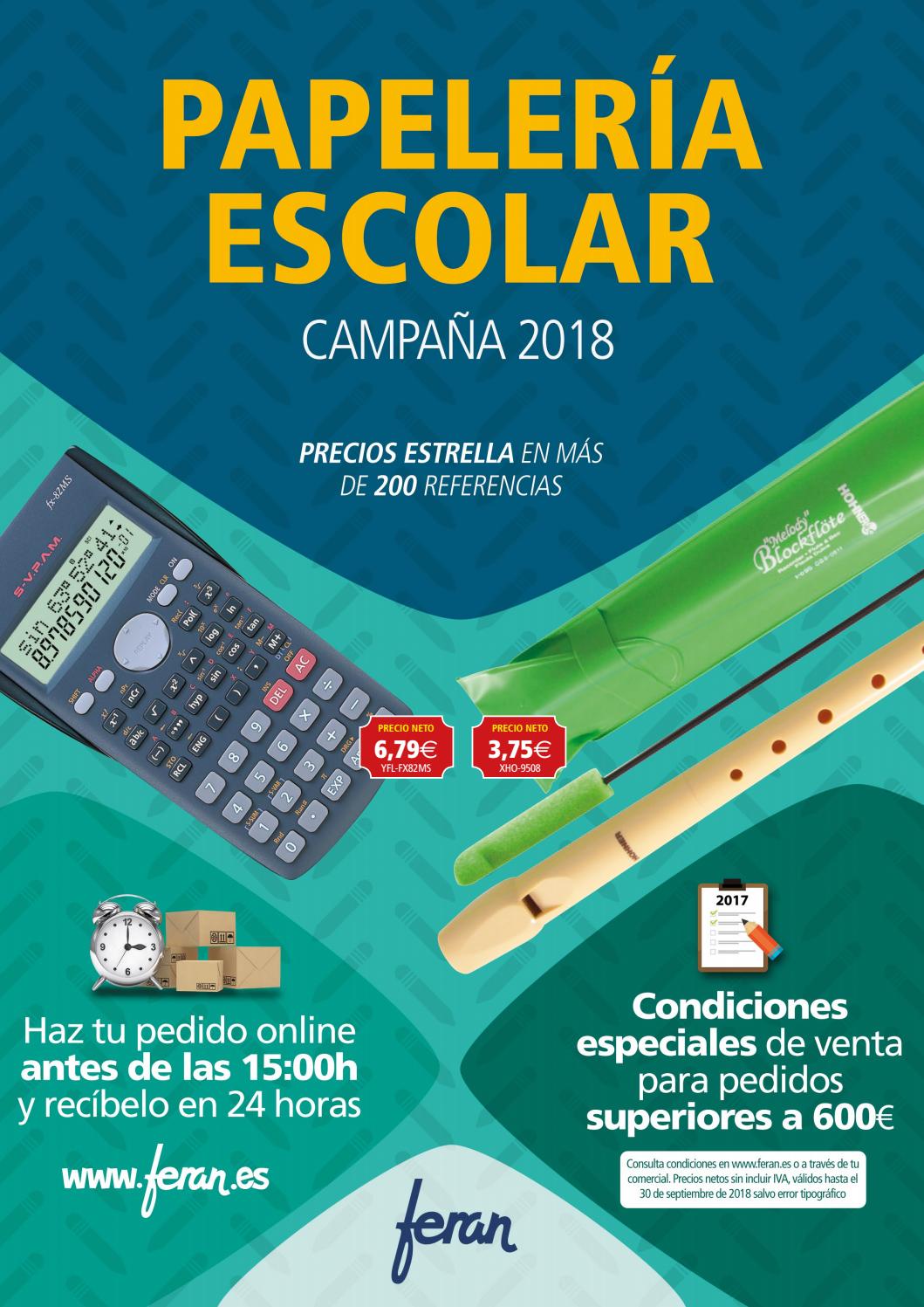 Papeleria Escolar 2018 By Distribuciones Feran Issuu