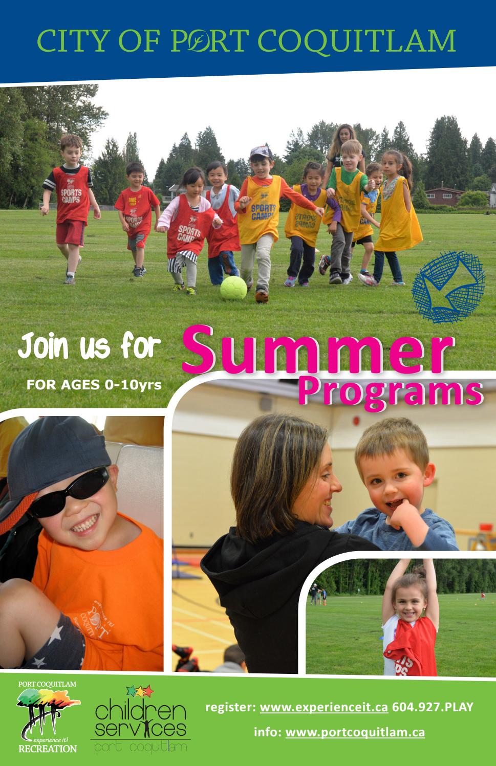 City of Port Coquitlam | Children Services | Summer Programs 2018 by ...