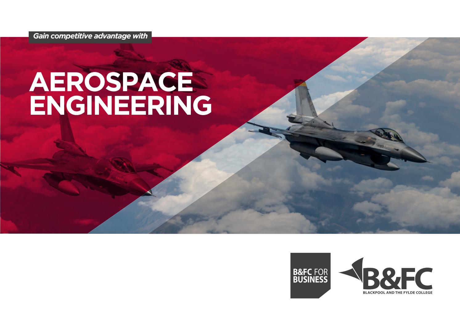 Aerospace Engineering Brochure by Blackpool and The Fylde College - Issuu
