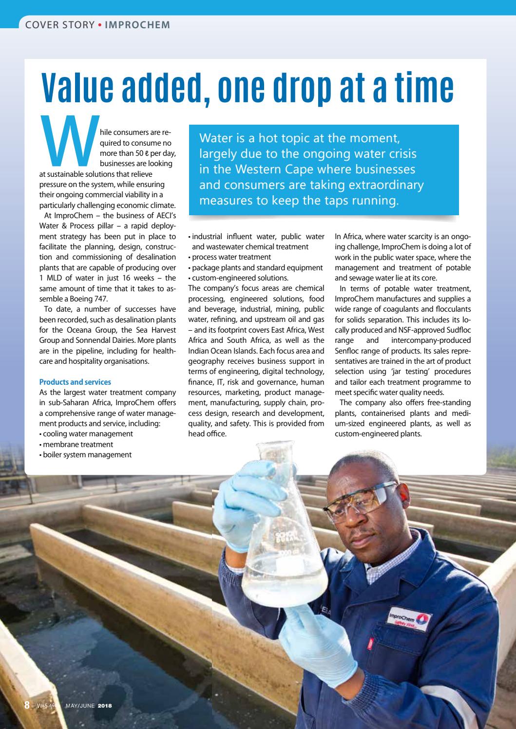 Water & Sanitation Africa May 2018 by 3S Media - Issuu