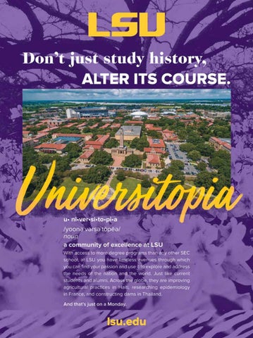 LSU Alumni Magazine_Summer 2018 by LSU Alumni Association - Issuu