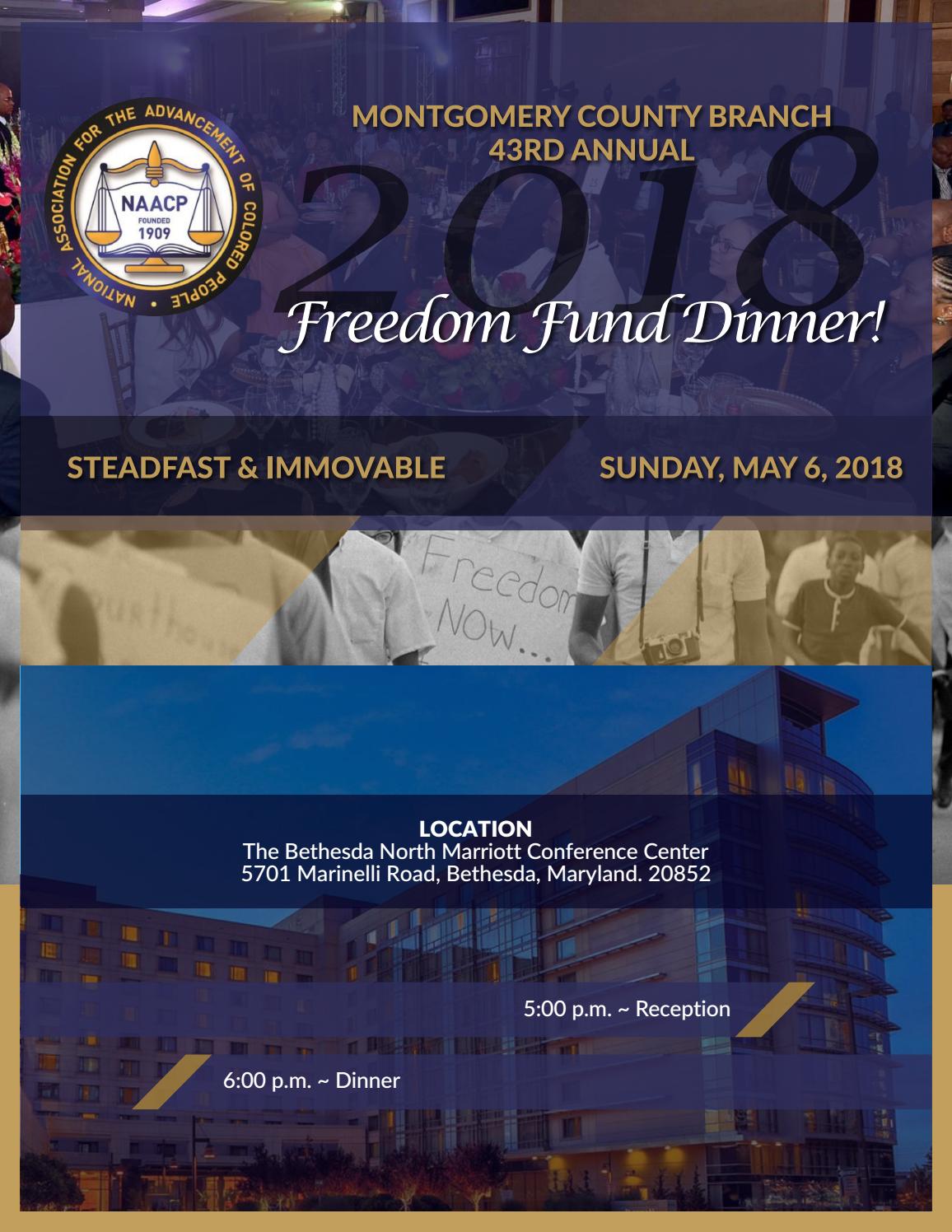 NAACP Montgomery County Branch - 2018 Freedom Fund Dinner Magazine by ...