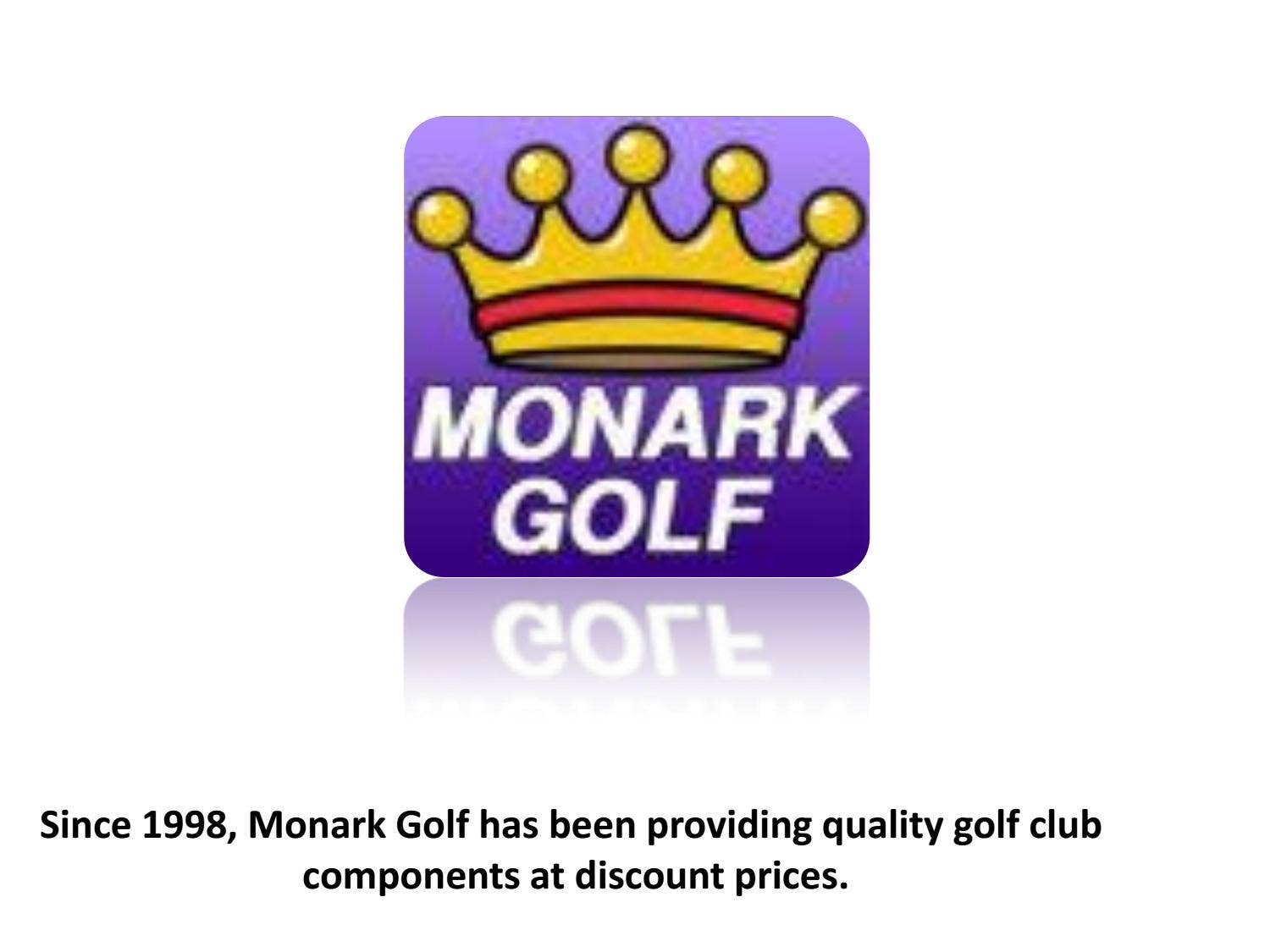 Golf club components monarkgolf by MONARK GOLF SUPPLY INC - Issuu
