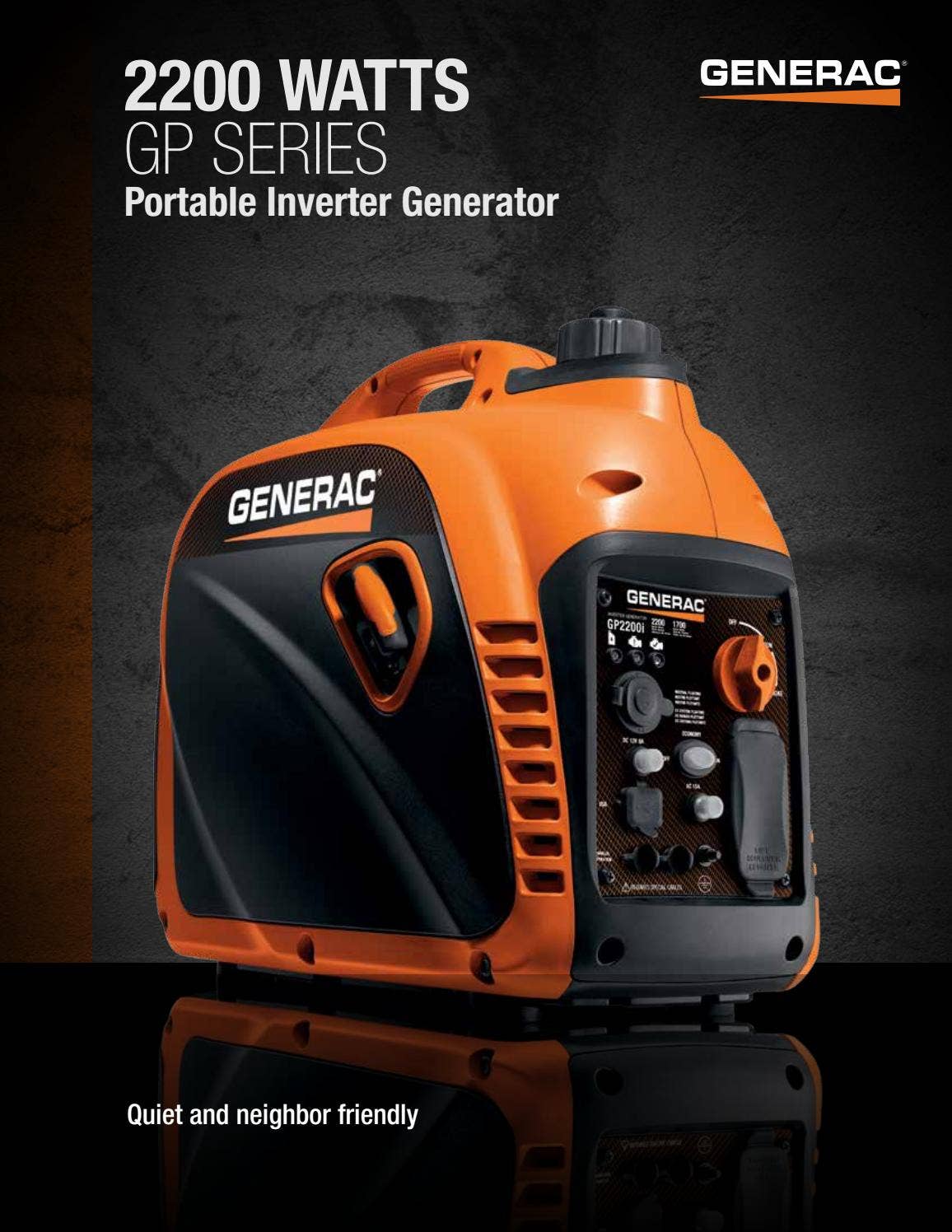 Generac 2200 Watts GP Series Generator by Ram Tool Construction Supply ...