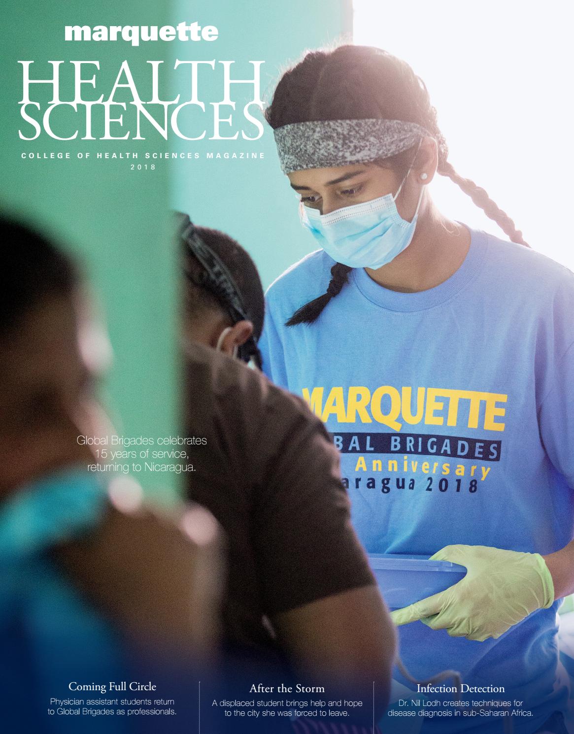 College of Health Sciences Magazine 2018 by Marquette University - Issuu