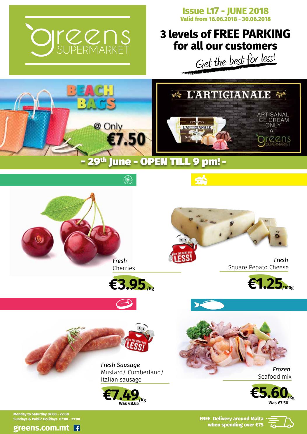 Greens Supermarket - June L17 by GREENS SUPERMARKET - Issuu