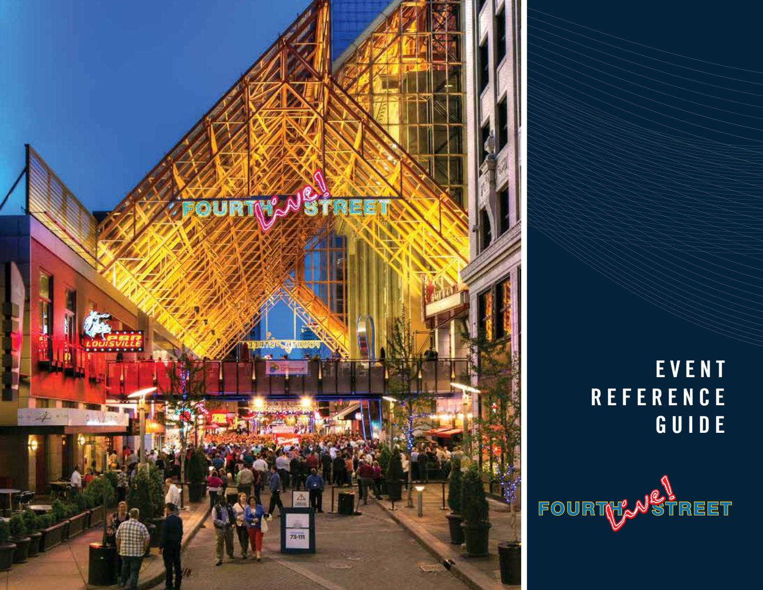 Fourth Street Live! Event Reference Guide by Live! Dining ...