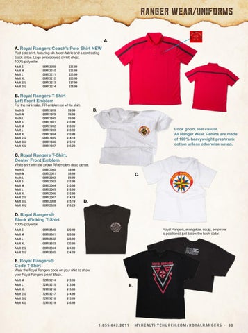 Royal Rangers Catalog 2018-2019 by My Healthy Church - Issuu