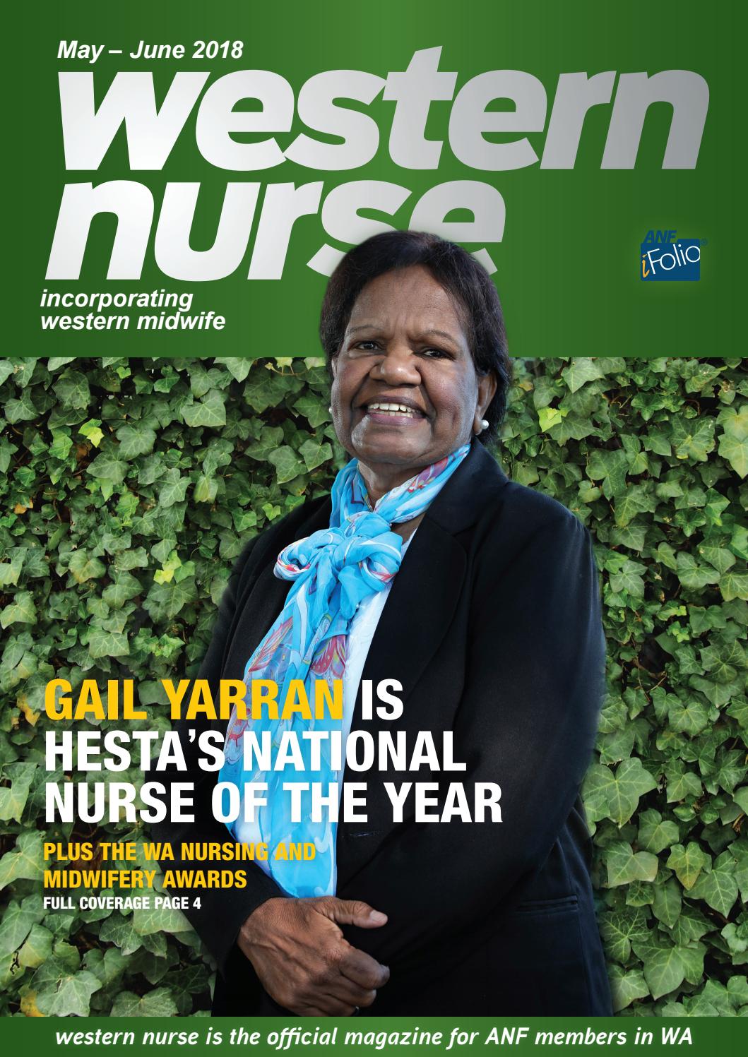 Western Nurse Magazine May June 2018 by ANF WESTERN NURSE MAGAZINE - Issuu