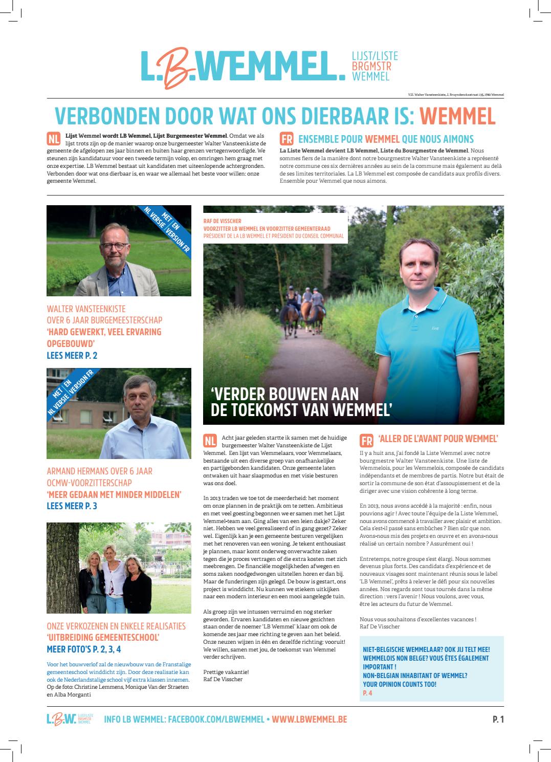 LB Wemmel - 2018-06 by LB Wemmel - Issuu