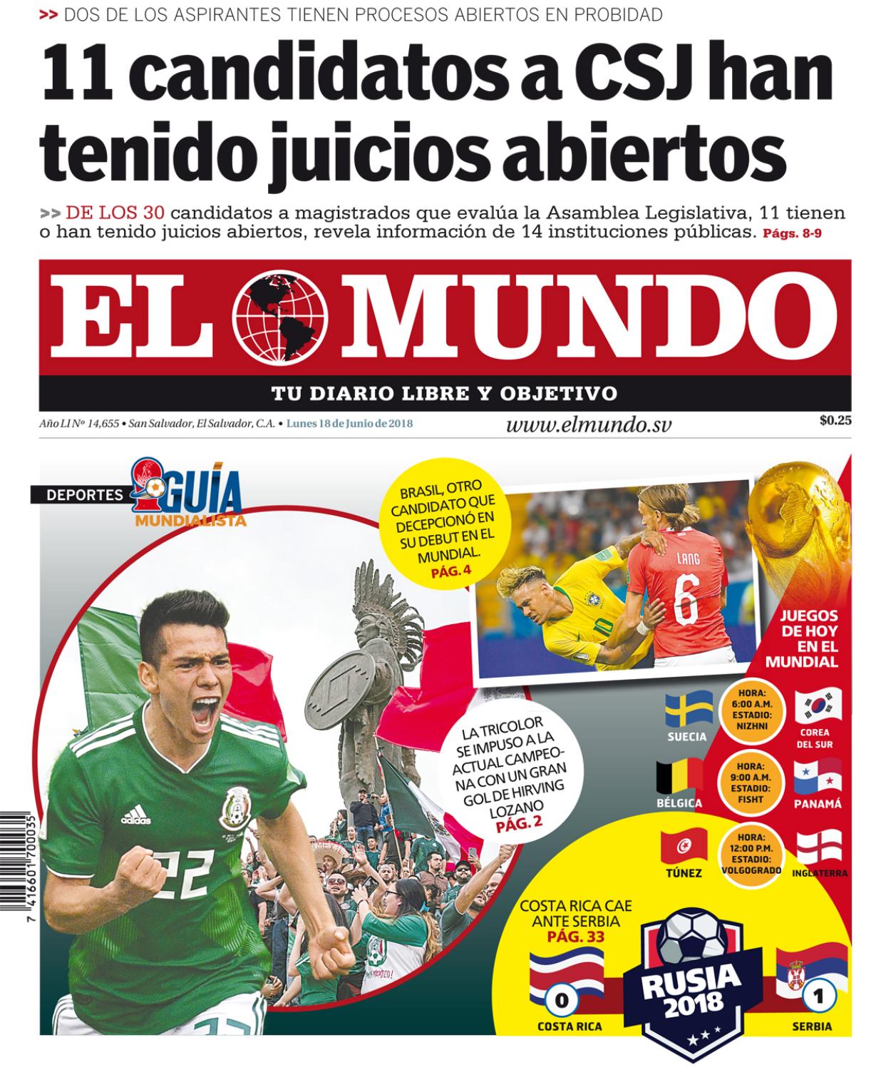 Mundo180618 by Diario El Mundo - Issuu