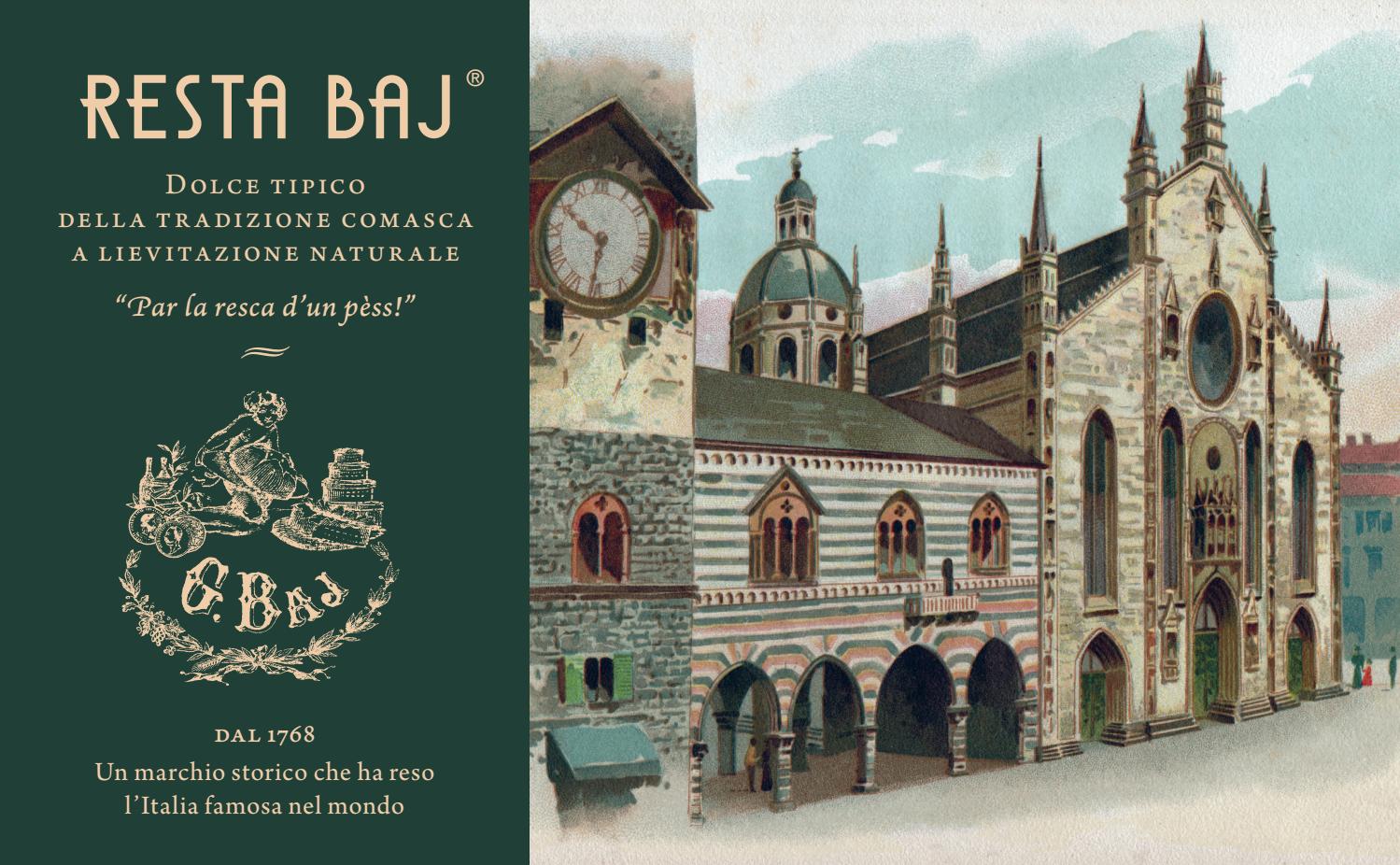Resta baj - Dolce tradizionale del Lago di Como by Tomaso Baj - Issuu