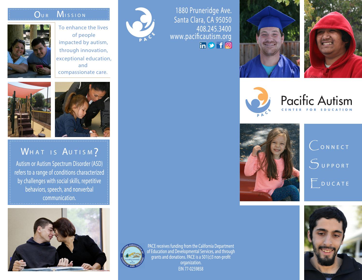 PACE Brochure 2018 by Pacific Autism Center for Education - Issuu