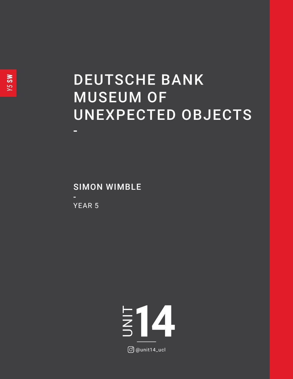 Simon Wimble_Y5 |Unit 14 | Bartlett School of Architecture by UNIT 14 | Bartlett School of ...