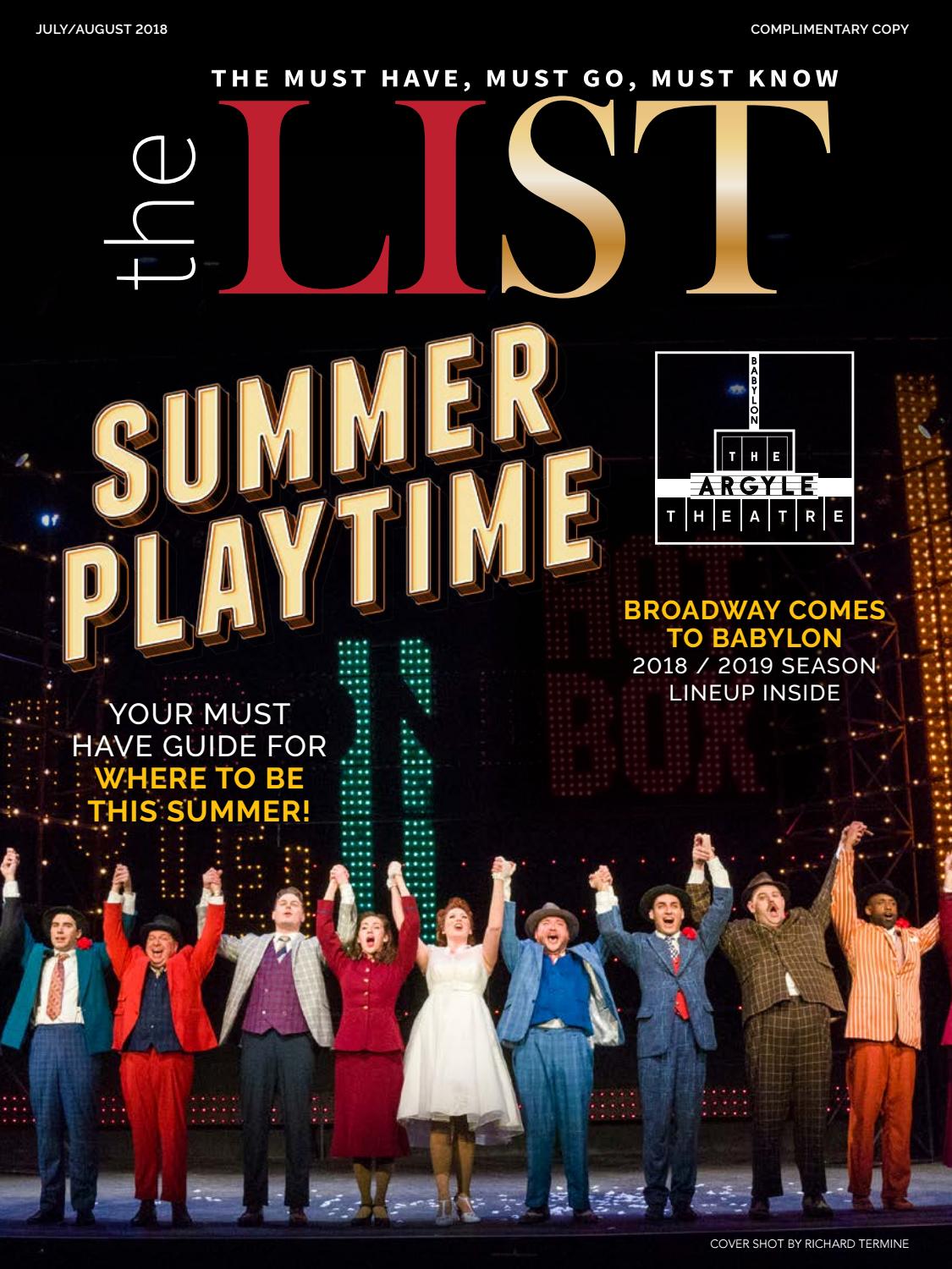 The List Magazine - July/August 2018 by The List Magazine - Issuu
