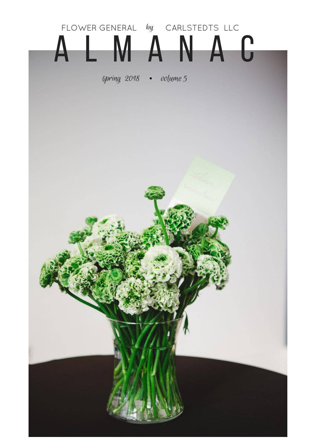 Flower General Almanac Spring 2018 by Flower General - Issuu