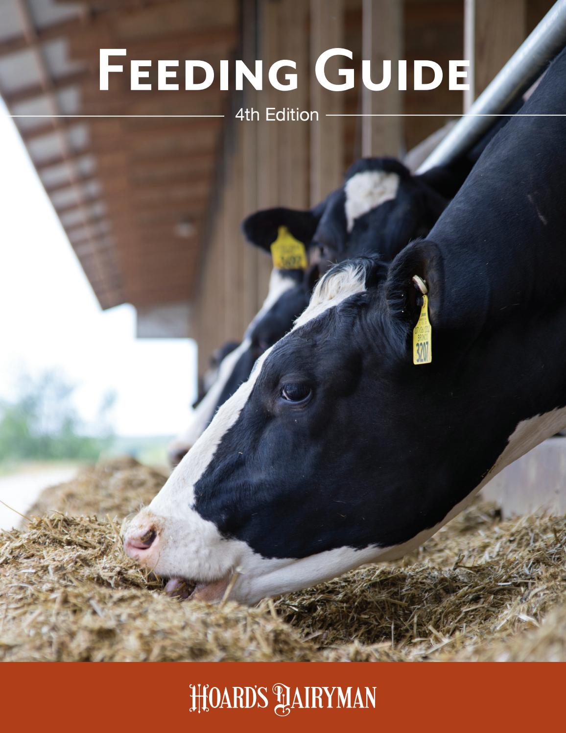 Feeding Guide, 4th Edition - Sample by Hoard's Dairyman - Issuu