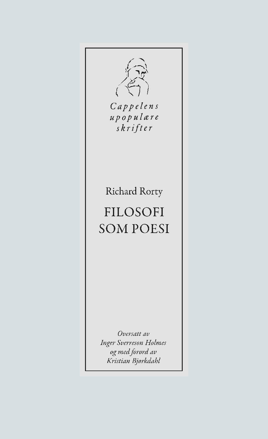 Filosofi som poesi:Utdrag by Cappelen Damm - Issuu