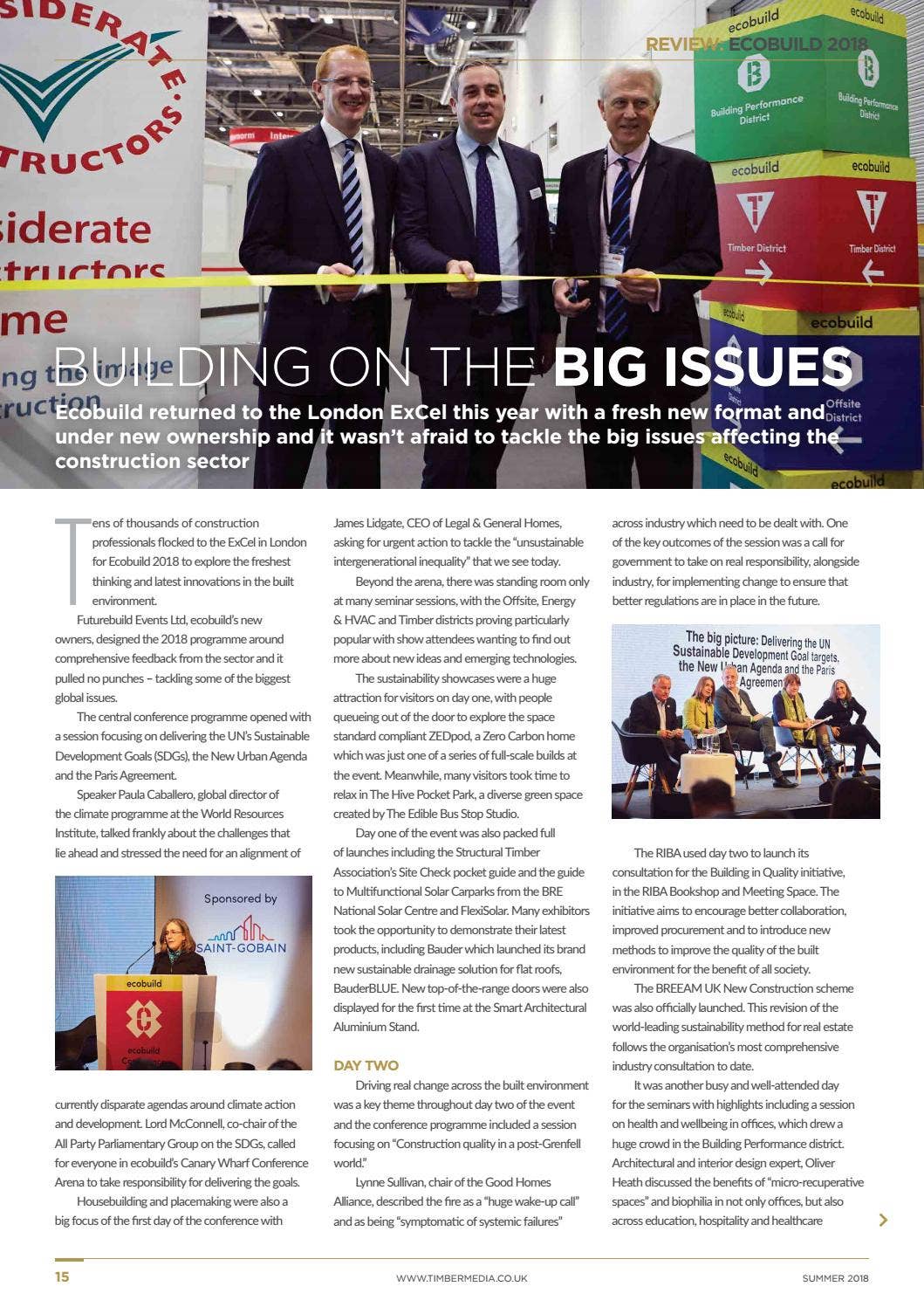 Timber Construction Magazine Issue 4 Summer 2018 by Timber Media - Issuu