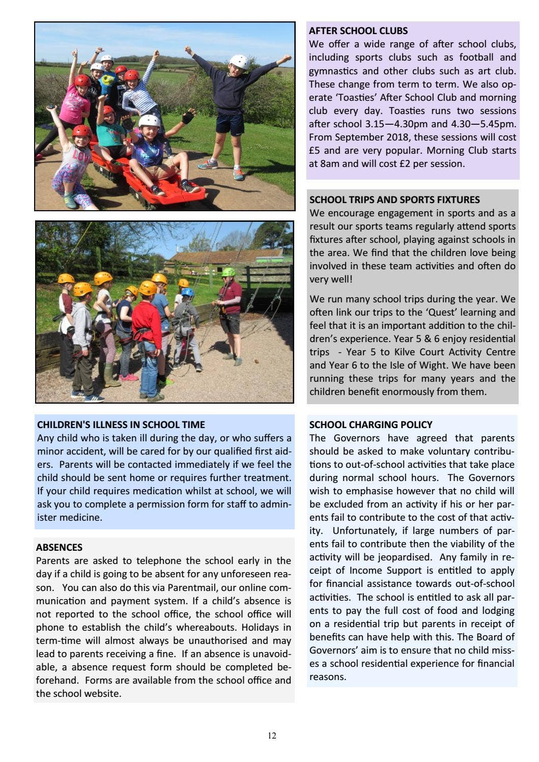 Milverton CP School and Pre-School Prospectus by Schudio - Issuu