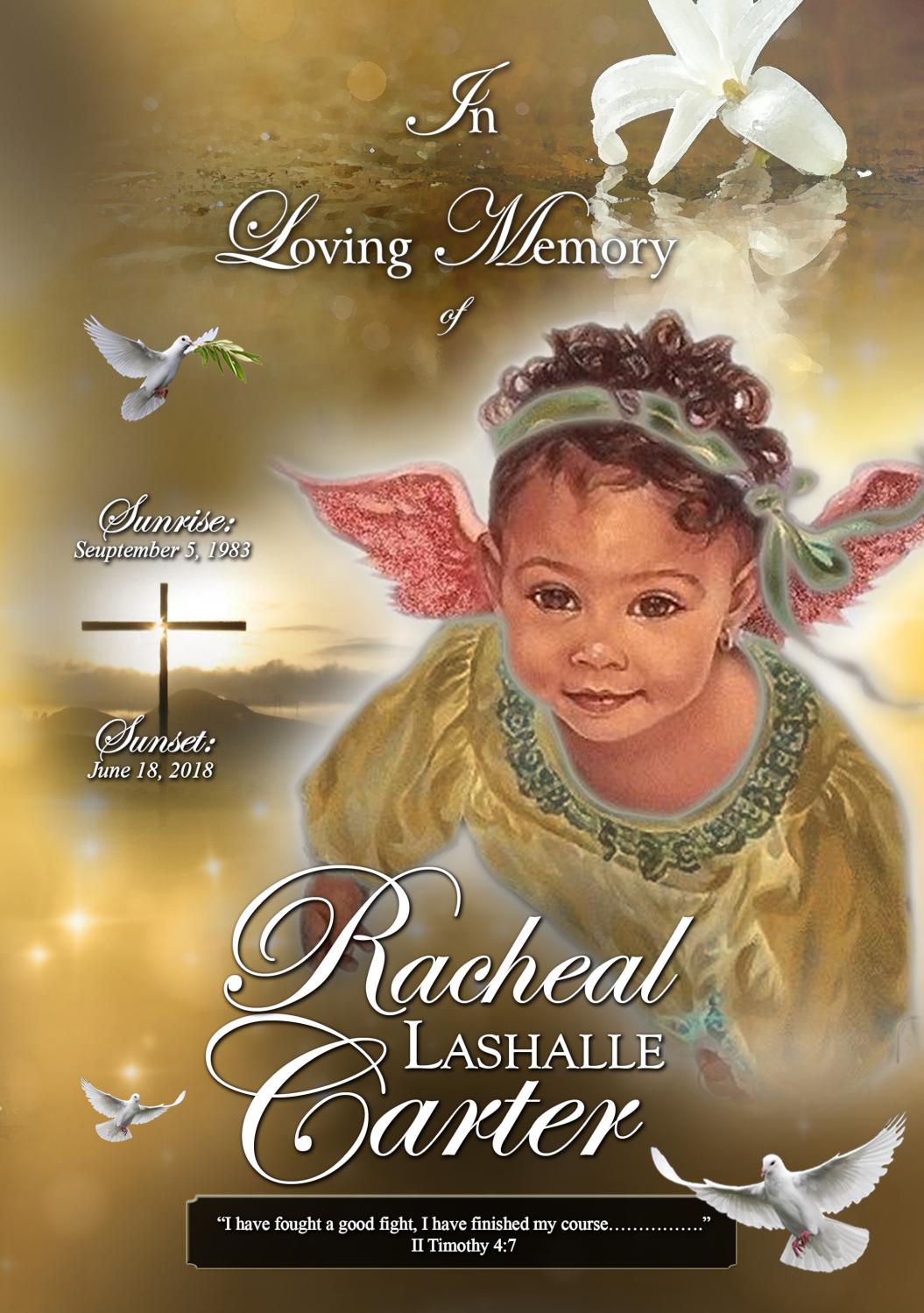 Racheal Lashalle Carter by Jerry Madison Harrison - Issuu