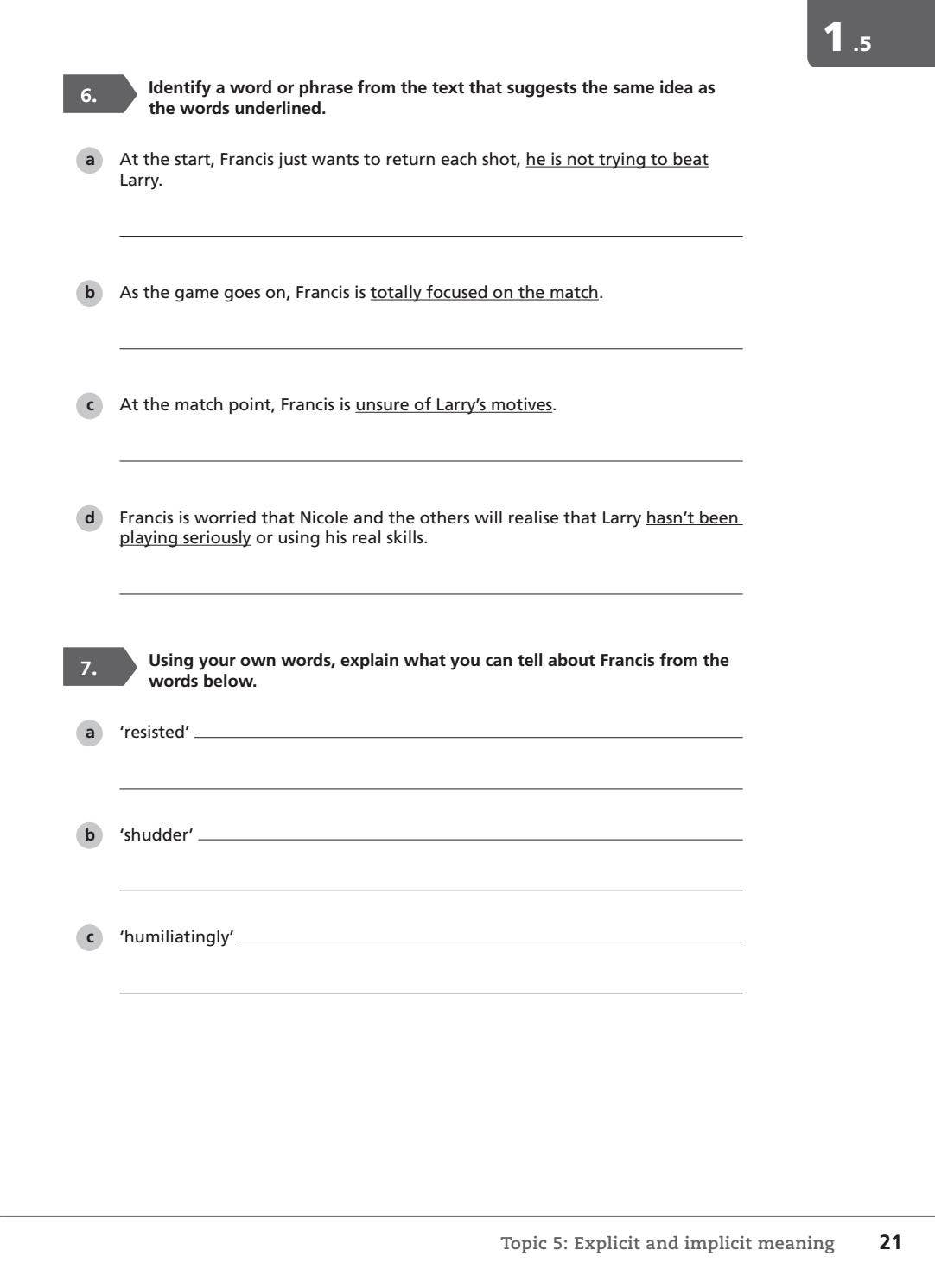 Cambridge IGCSE® English Workbook Preview by Collins - Issuu