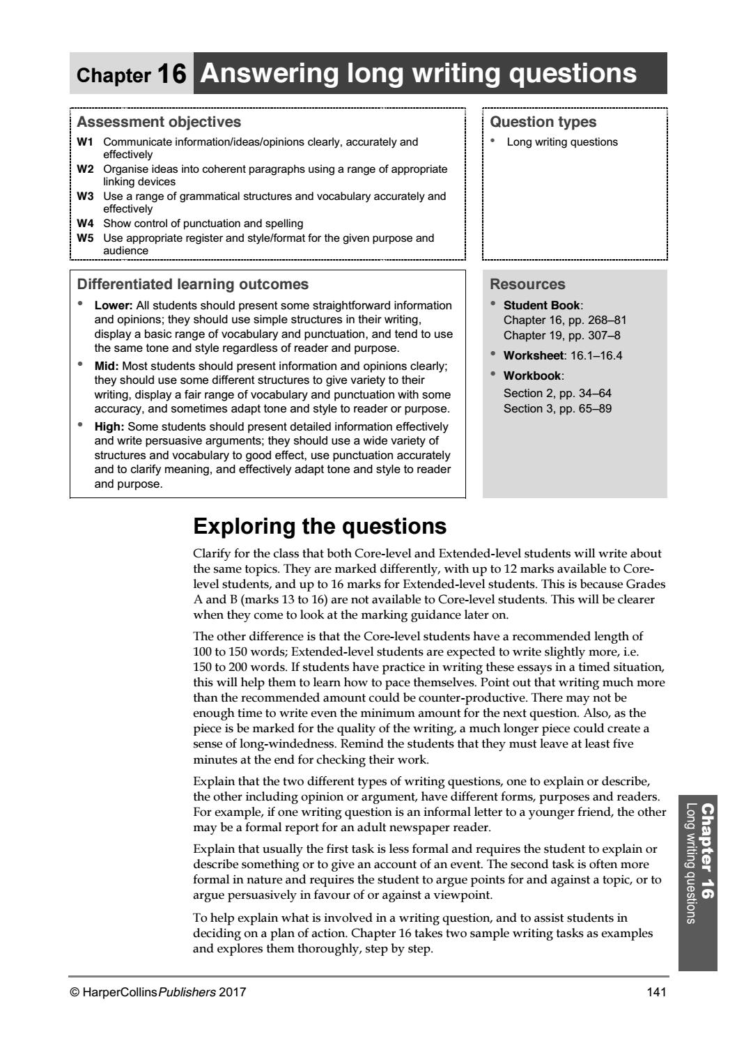 Cambridge IGCSE English As A Second Language Teacher Guide Preview By 