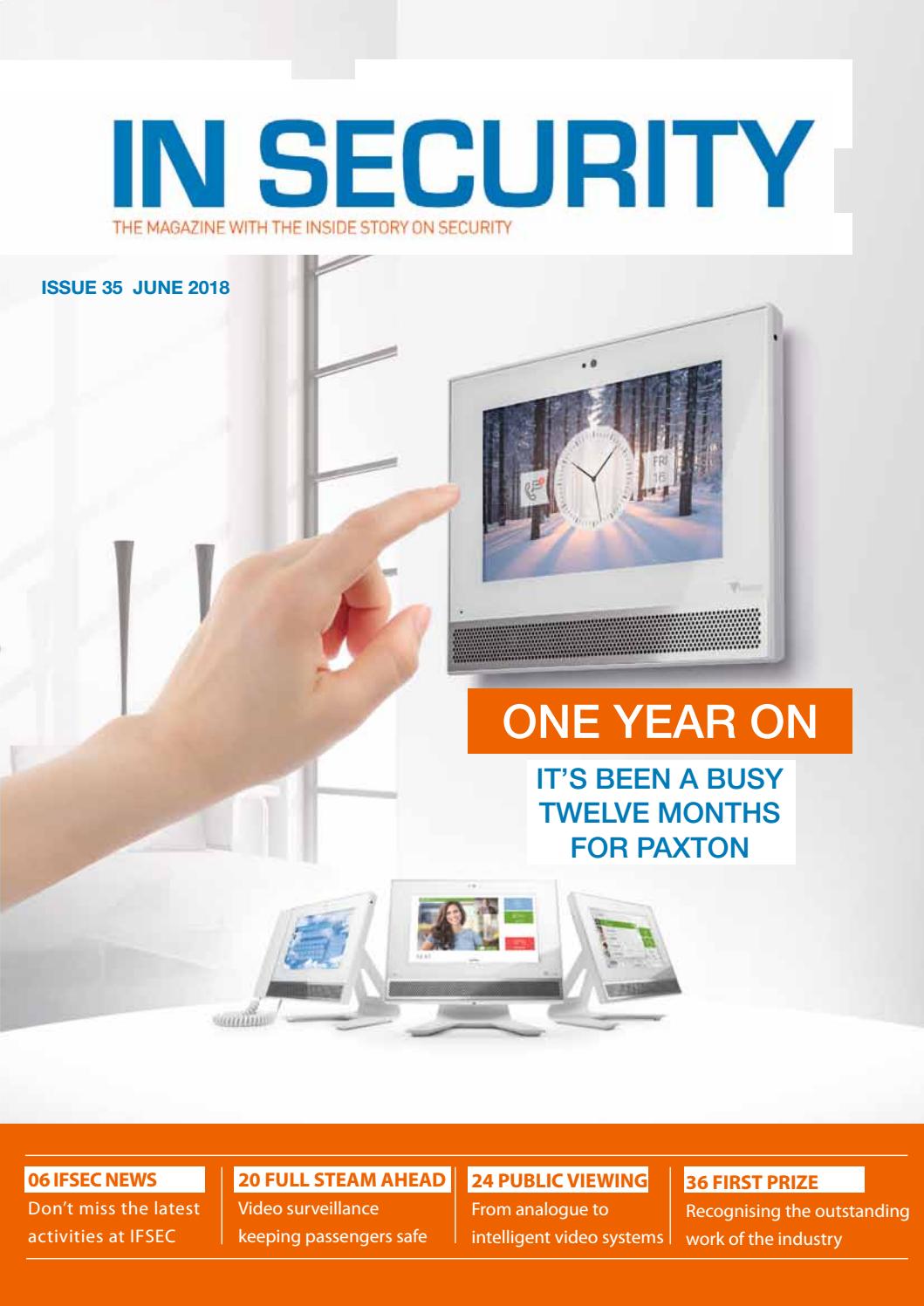In Security June 2018 by MEB Media Publishing (UK) Ltd - Issuu