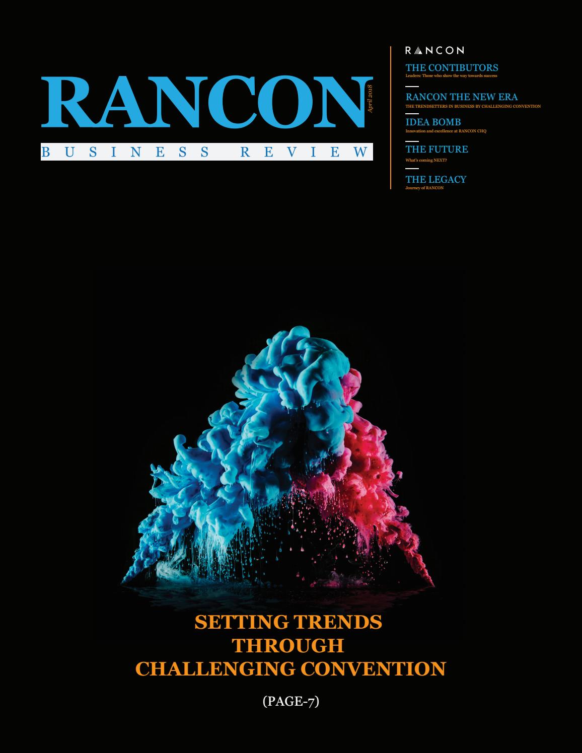 RANCON News Letter by Asm Arif - Issuu