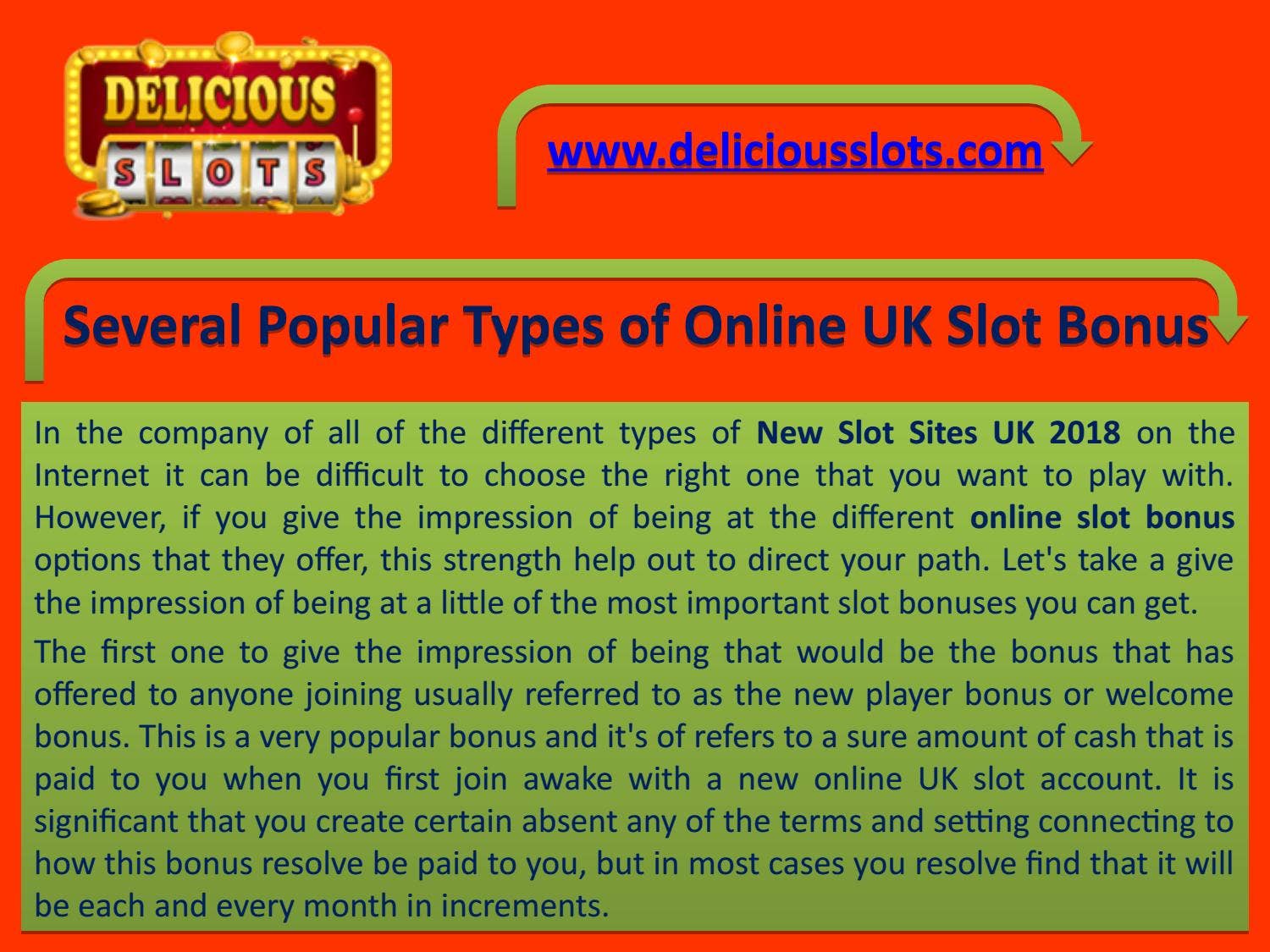 Several Popular Types of Online UK Slot Bonus by Summay Sanga - Issuu