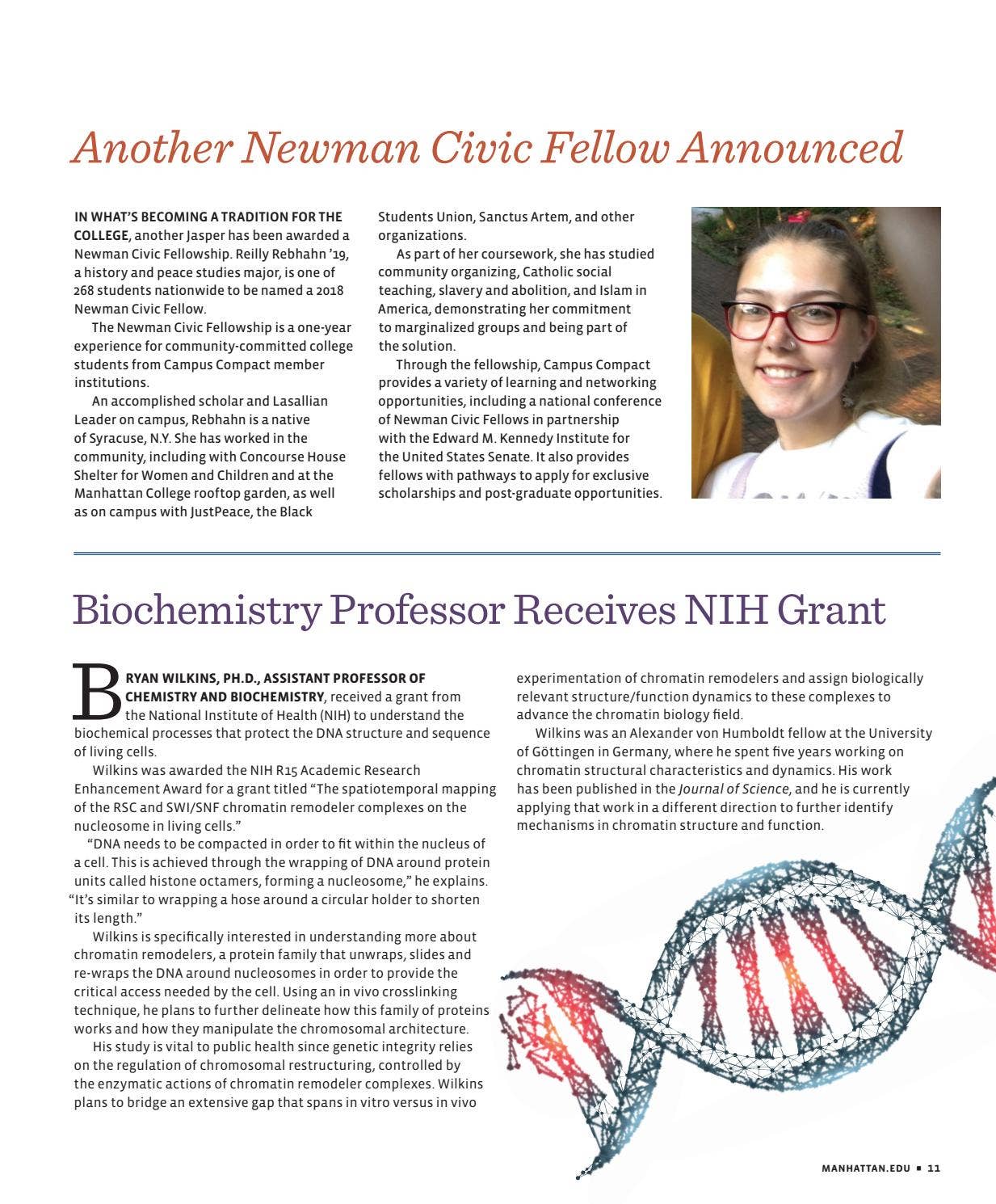 Manhattan Magazine by Manhattan University - Issuu