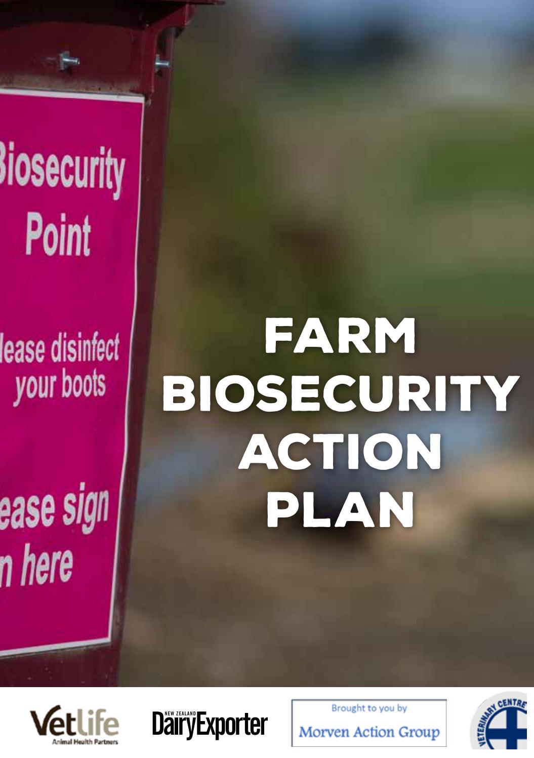 Biosecurity farm action plan by NZ Farmlife Media - Issuu