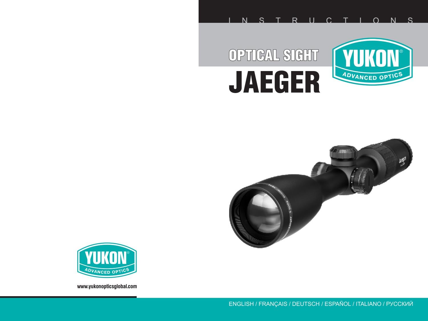 Jaeger instructions by Yukon Advanced Optics Worldwide - Issuu