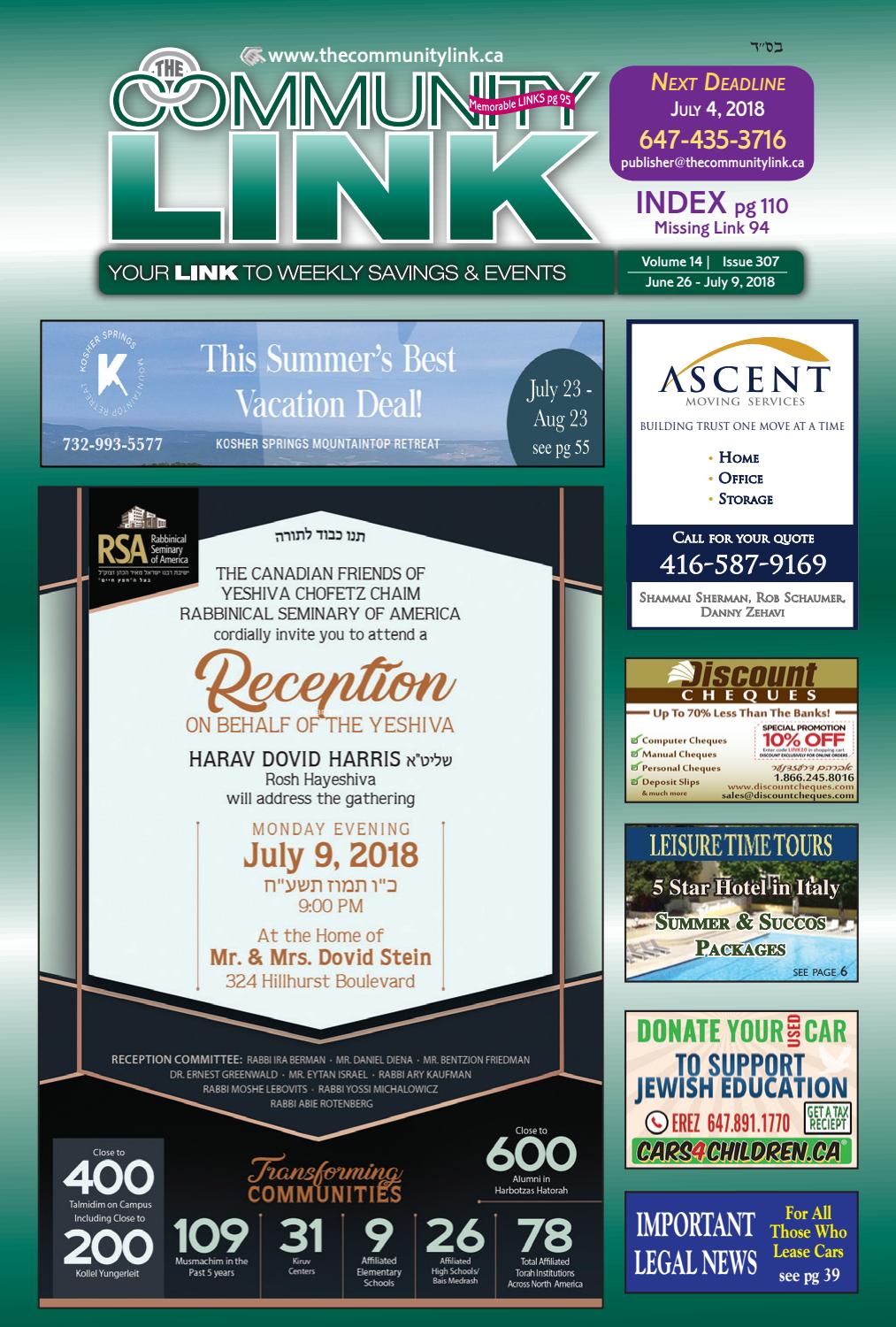 Issue 307 June26 July102018 By The Community Link Issuu 