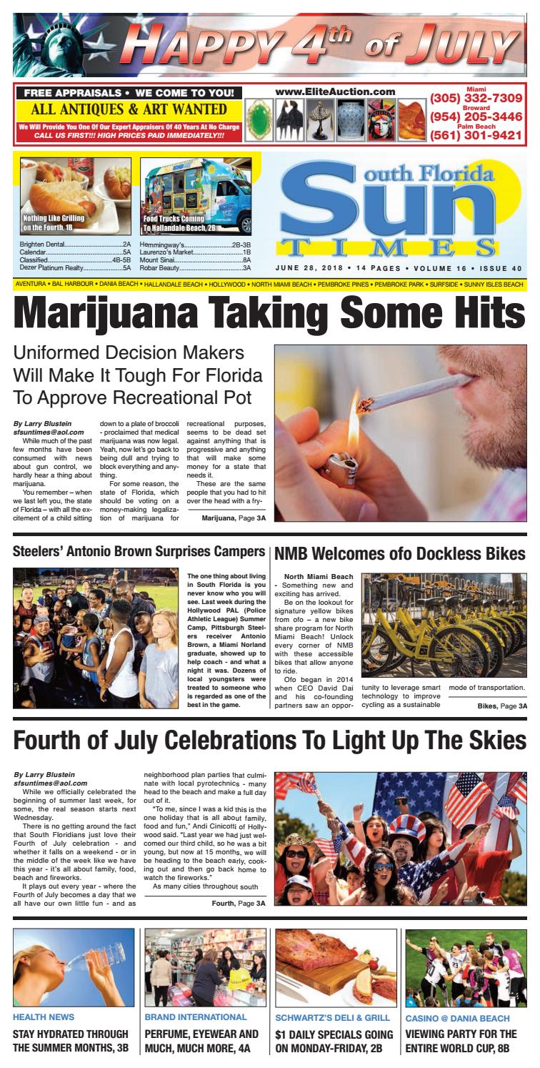 Sun Times Issue 06 28 18 by The South Florida Sun Times Newspaper - Issuu