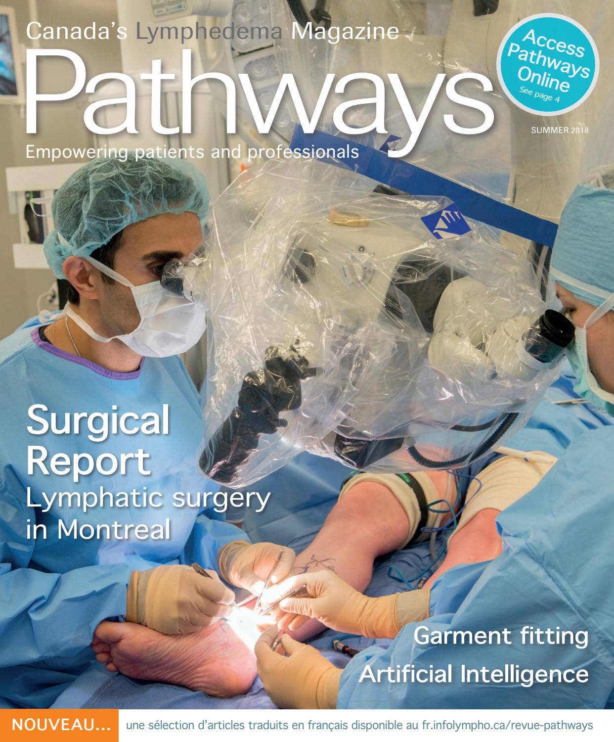 Pathways Summer 2018 (Volume 7, Issue 3) by Canadian Lymphedema Framework - Issuu
