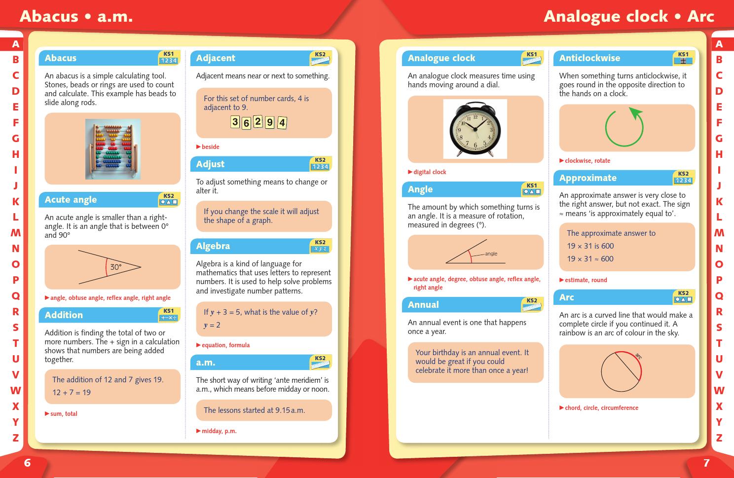 Keen Kite A -Z of Maths Vocabulary: A Teacher’s Survival Guide for the ...