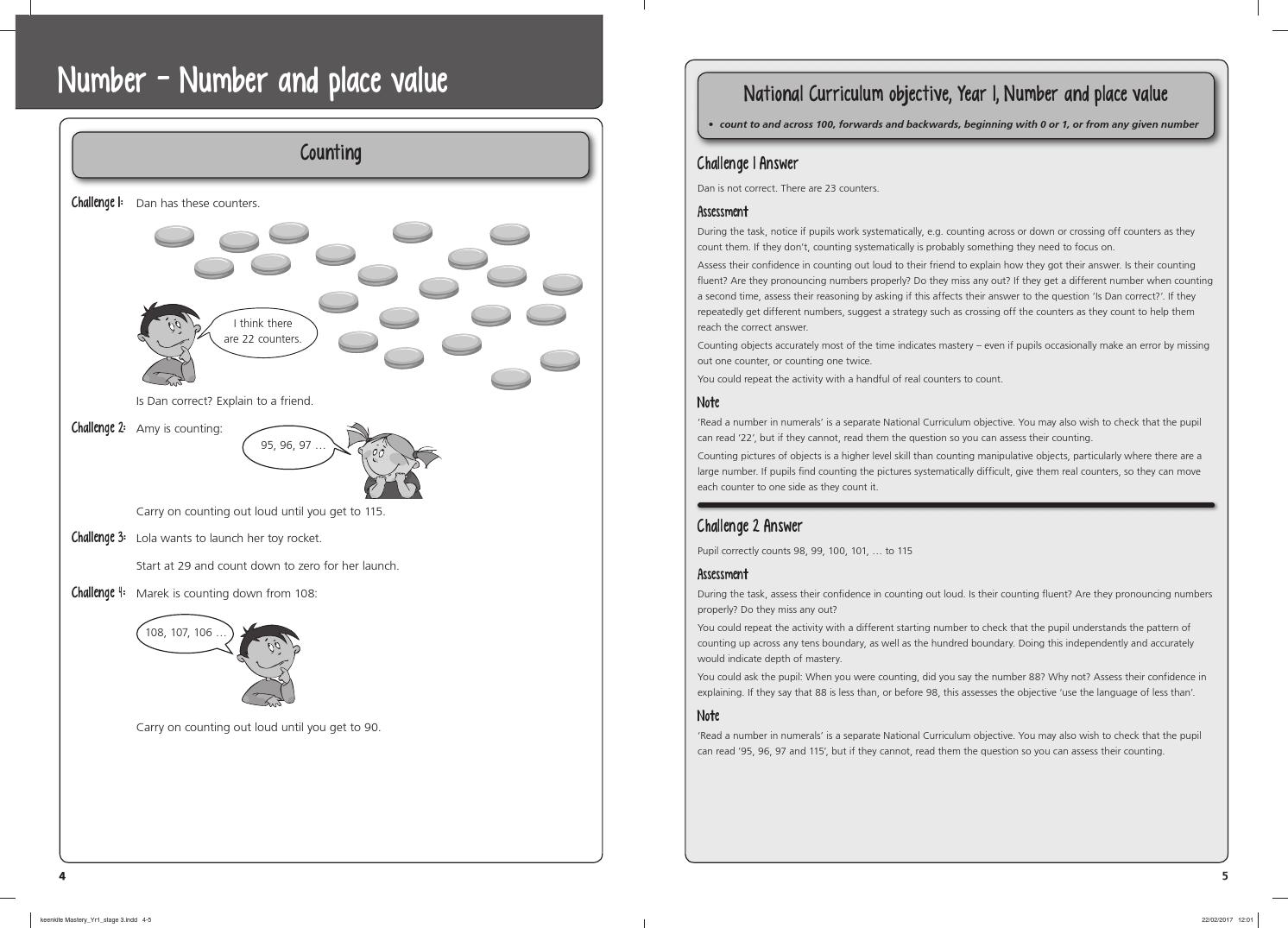 Maths Mastery with Greater Depth - Year 1 Maths Mastery with Greater ...