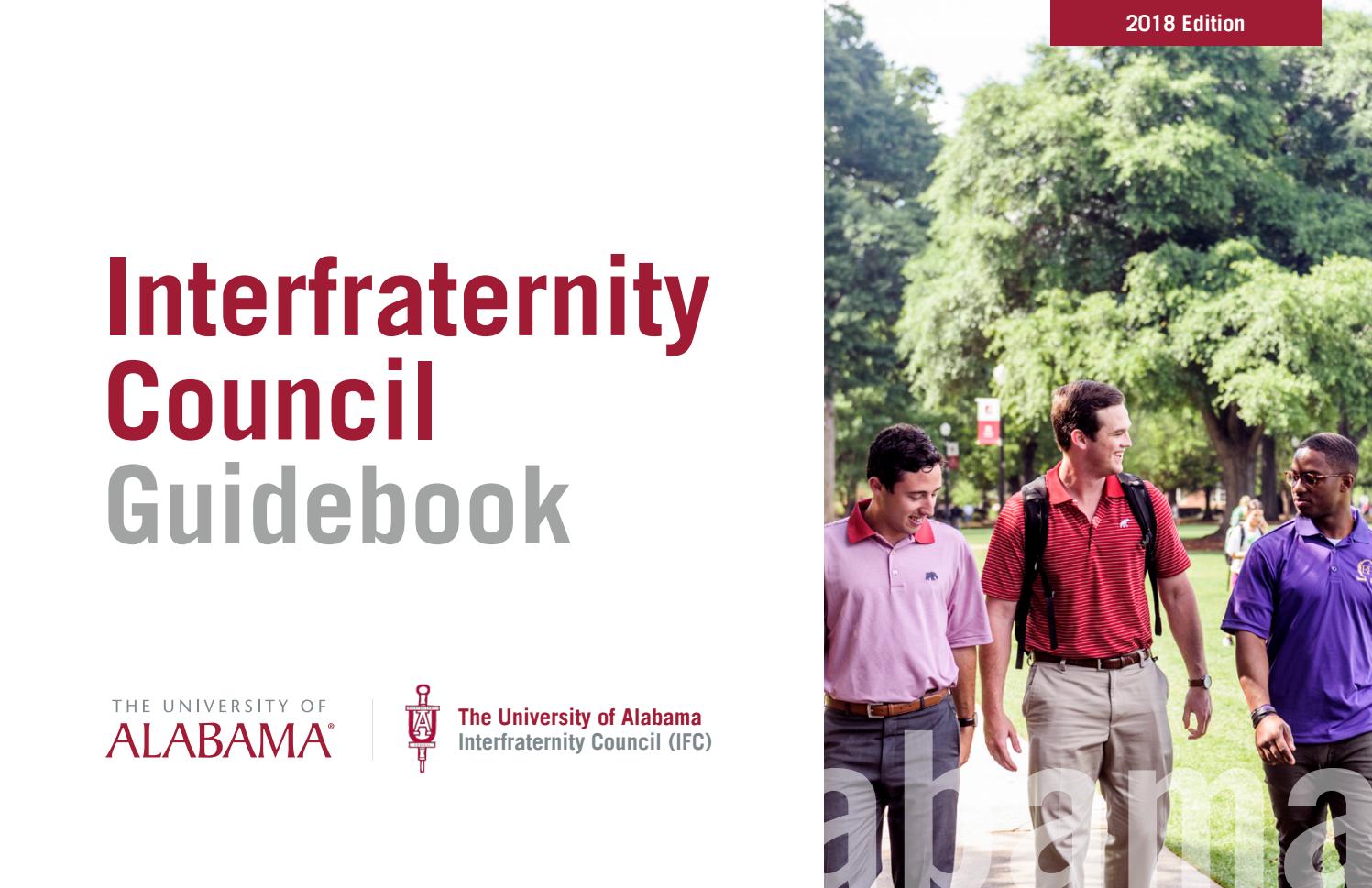 University of Alabama IFC Recruitment Guide 2018 by Alabama Panhellenic ...