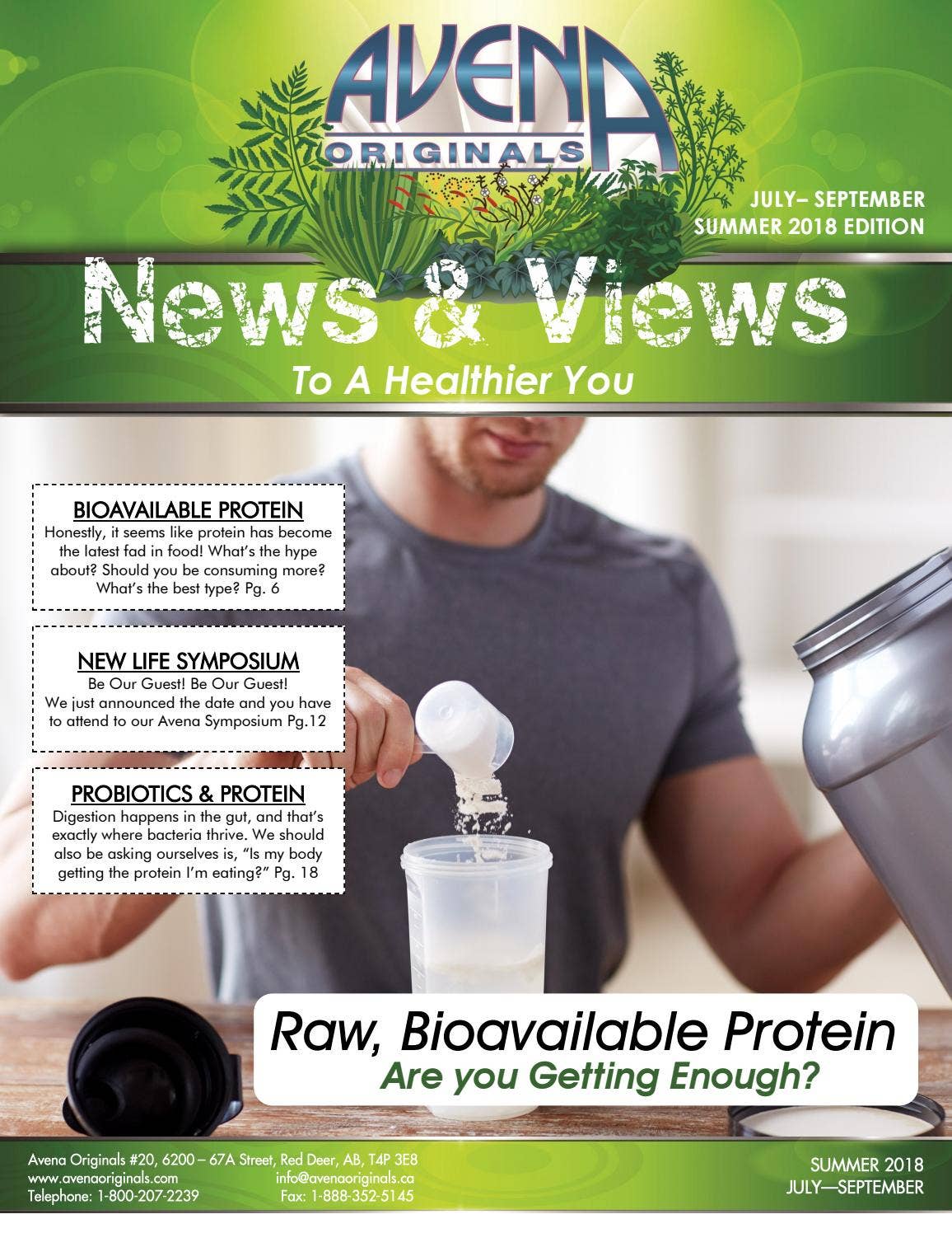 Raw, Bioavailable Protein - Are you Getting Enough? by Avena Originals ...